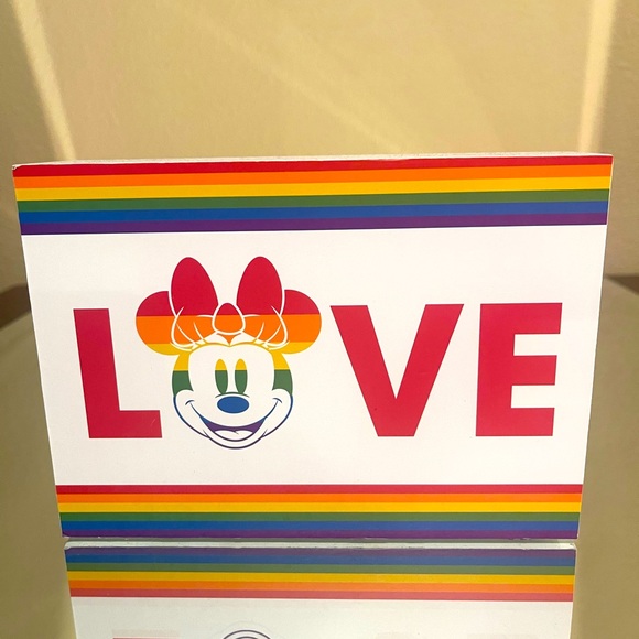 Disney | Accents | Disney Pride Minnie Mouse Love Sign | Poshmark